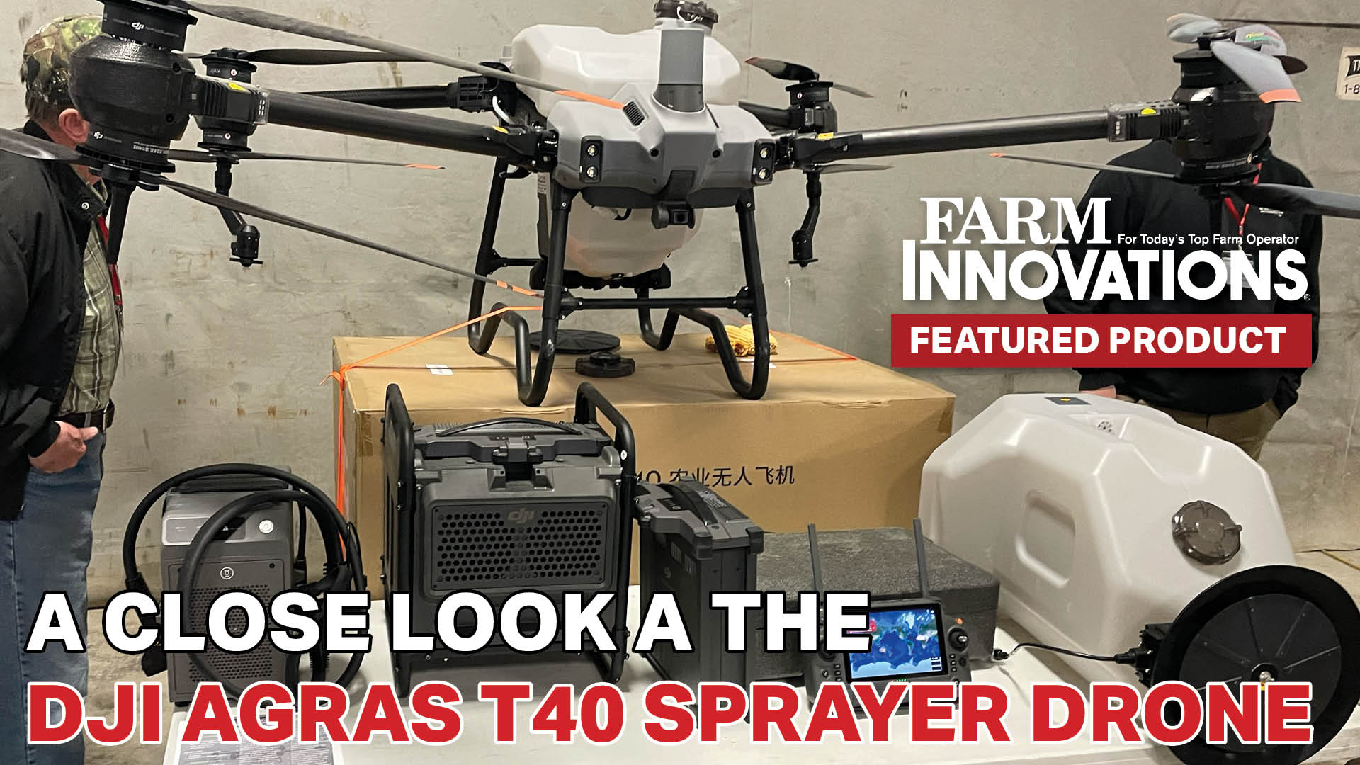 [Video] A Close Look at AgriSpray's T40 Spray Drone