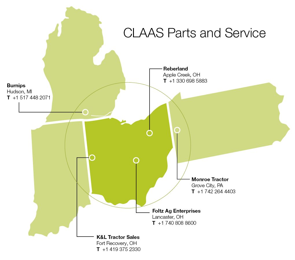 Claas Announces Interim Dealer Coverage Following Ohio Ag's Exit