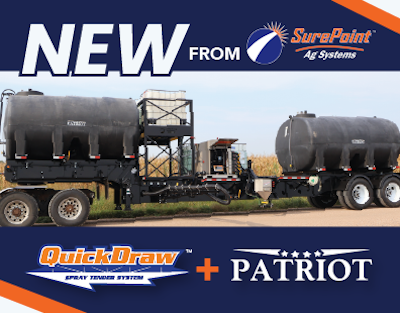 QuickDraw + NEW Spray Trailer From SurePoint Ag Systems