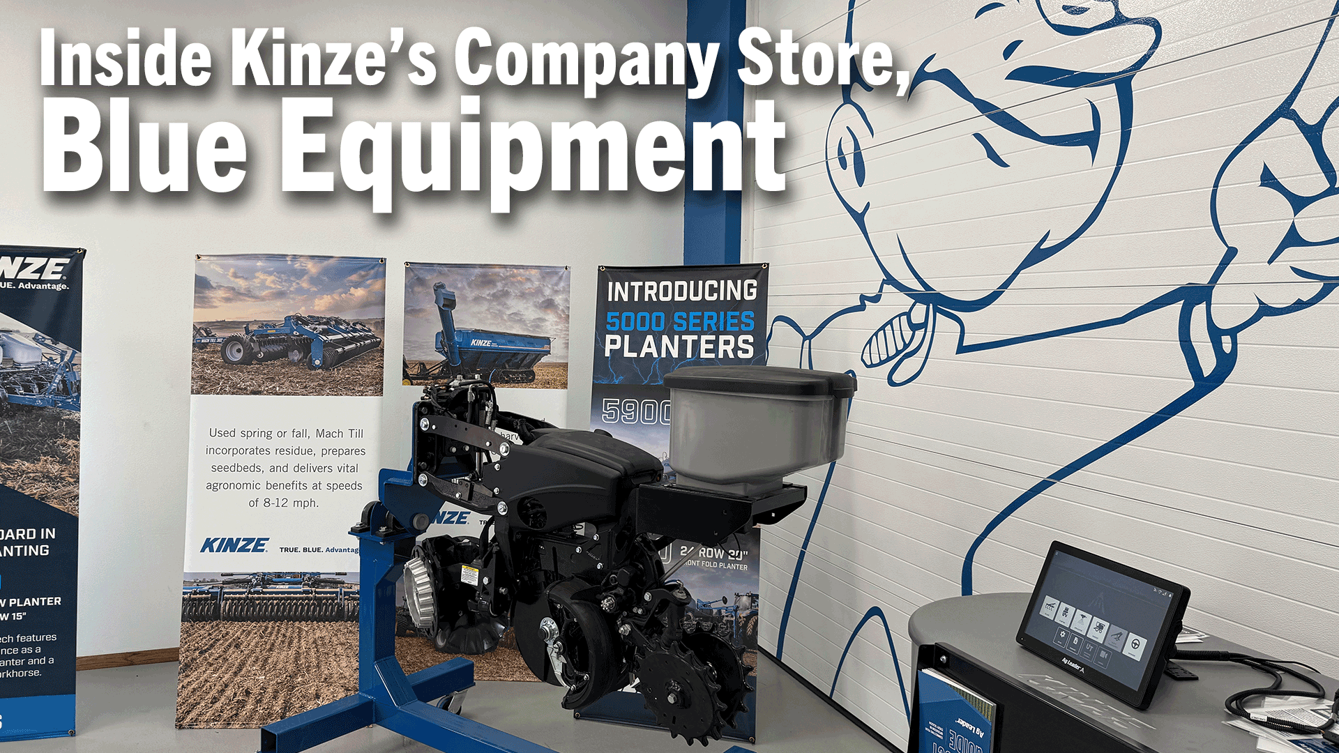 [Video] Inside Kinze’s Company Store, Blue Equipment