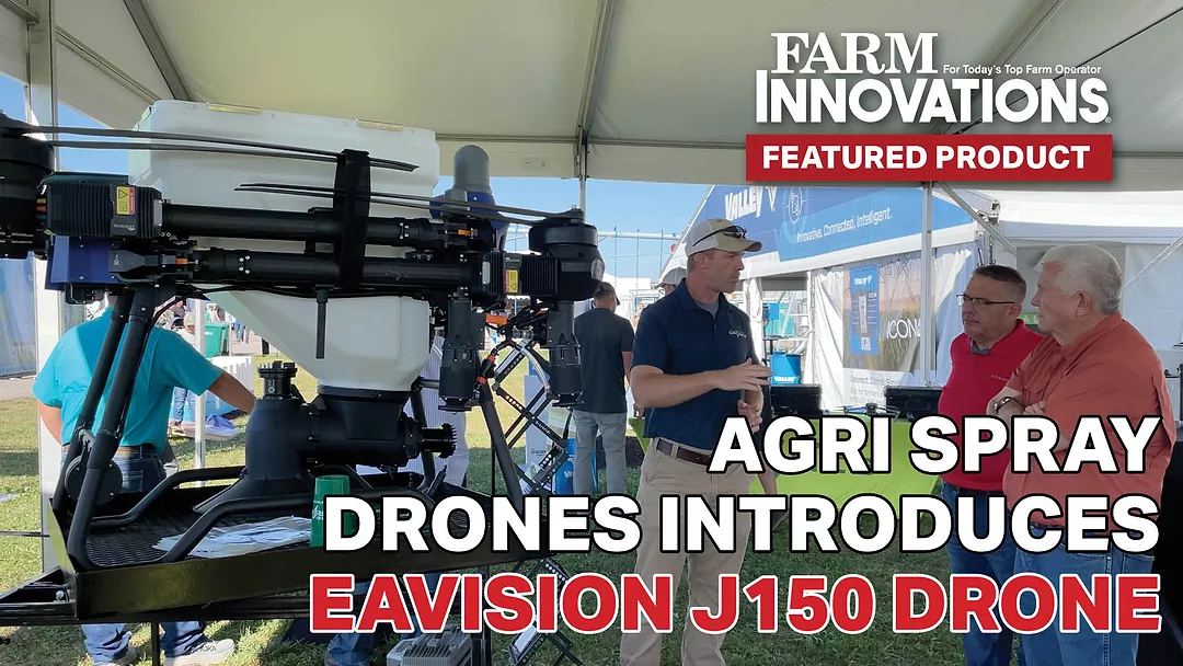 [Video] Agri Spray Drones Introduces EAVision J150 Drone with 20-Gallon ...