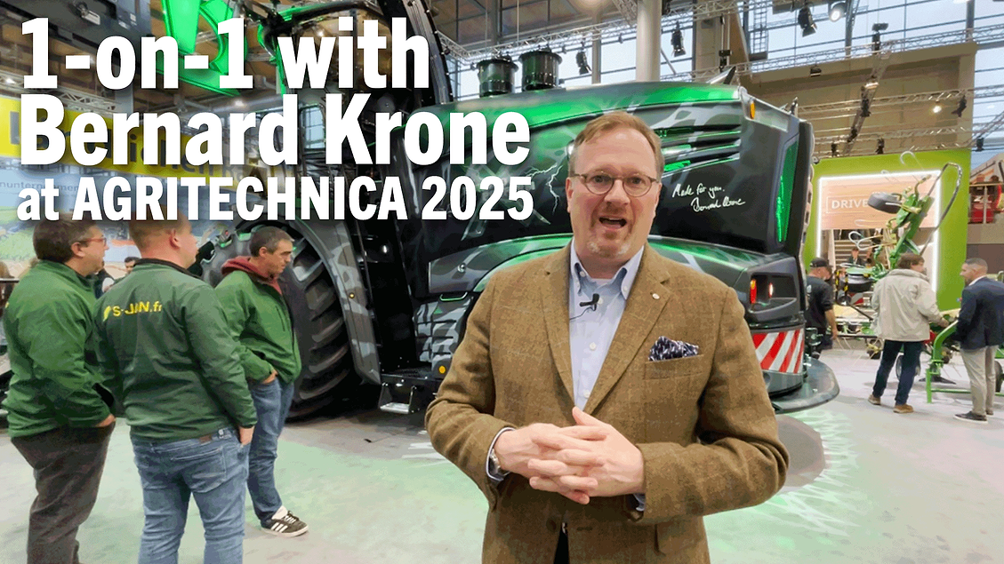 [Video] 1-on-1 with Bernard Krone at AGRITECHNICA 2025