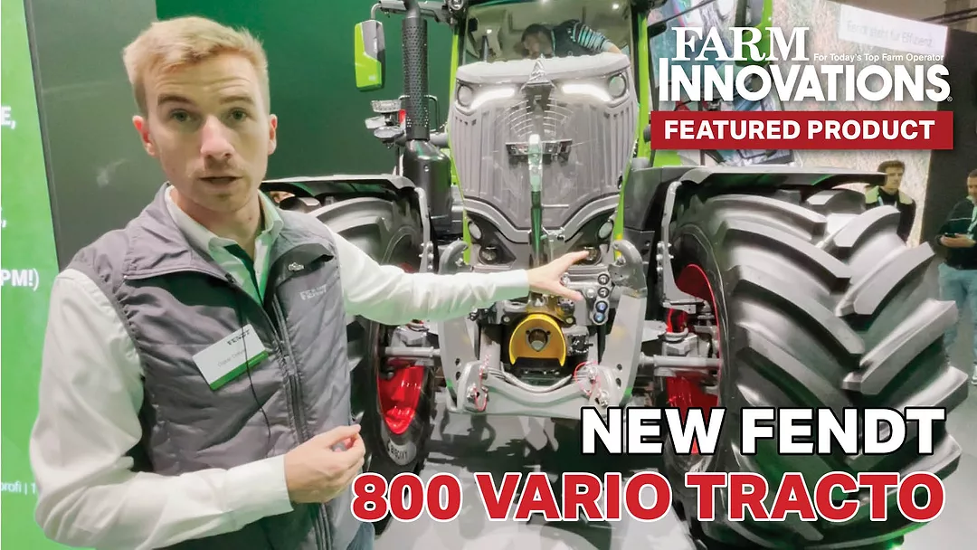 [Video] New Fendt 800 Vario Tractor in Spotlight at AGRITECHNICA 2025