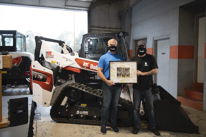 Doosan Bobcat & Wounded Warrior Project Present U.S. Army Veteran with ...