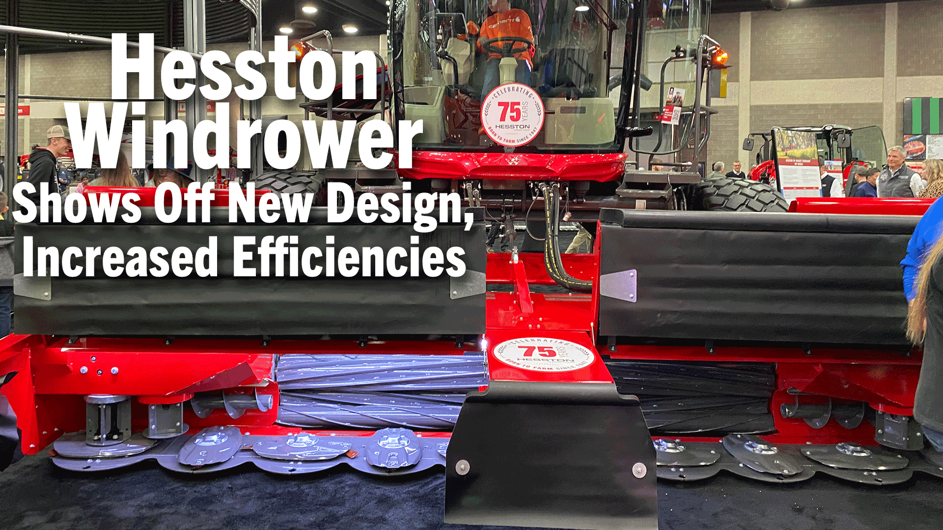 [Video] Hesston Windrower Shows Off New Design, Increased Efficiencies
