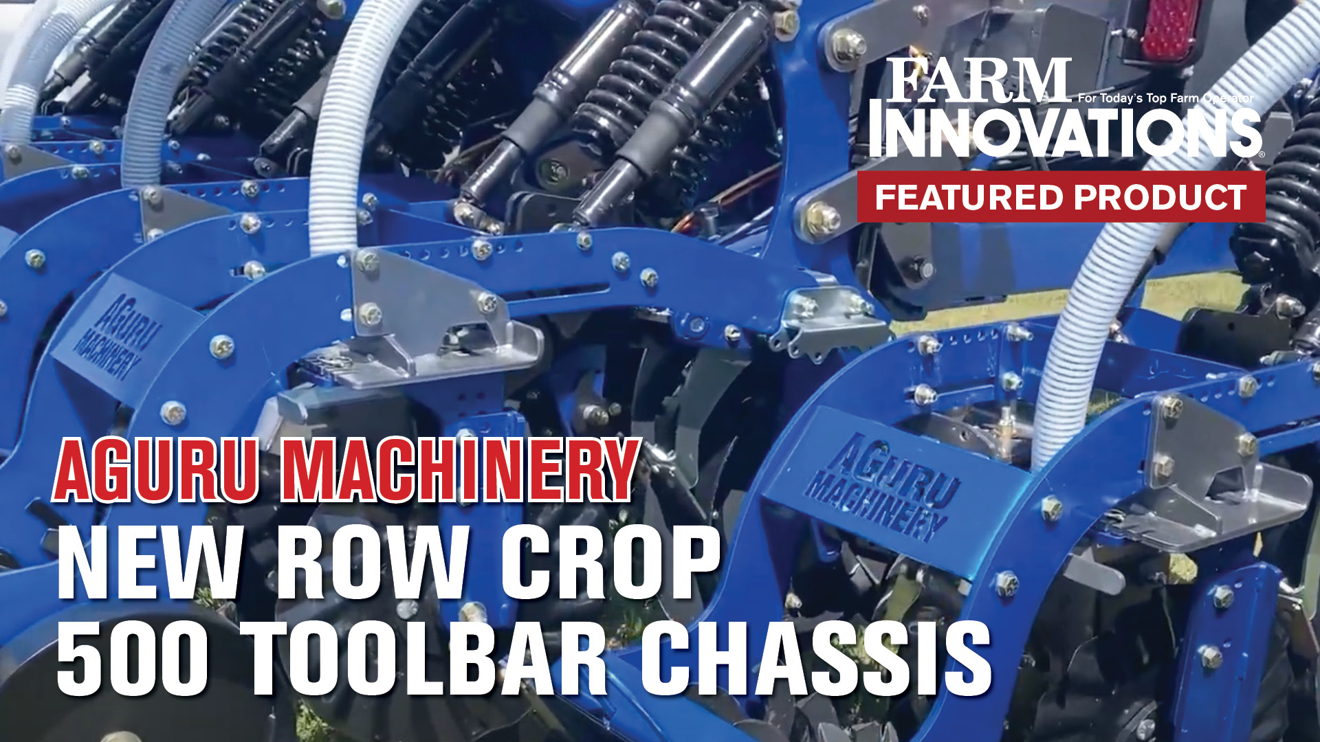 [Video] AGuru Machinery Launches New Strip-Till Equipment