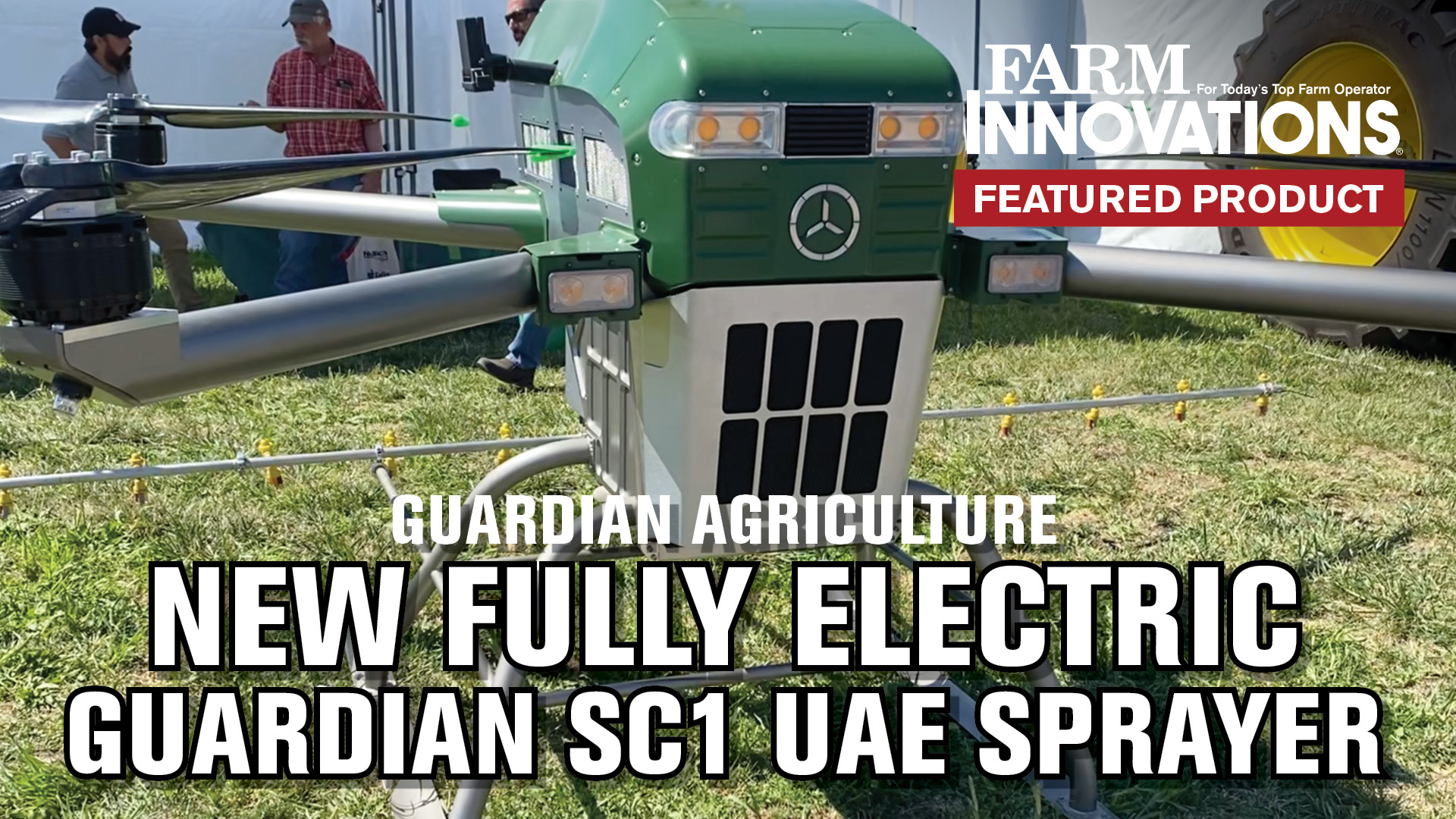 [Video] Guardian Agriculture's Autonomous Electric Drone Sprayer