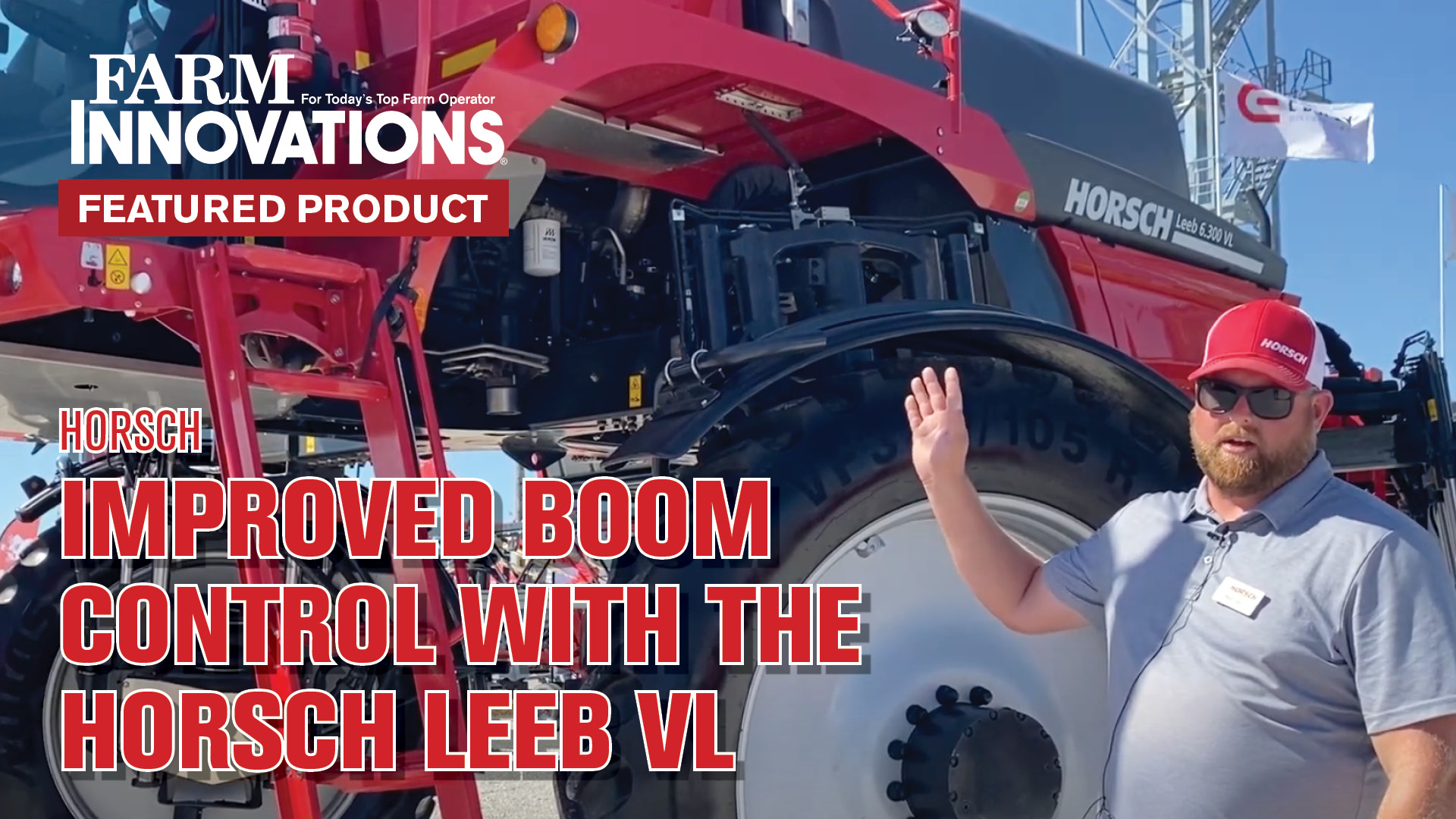 [Video] Improved Boom Control with the Horsch Leeb VL