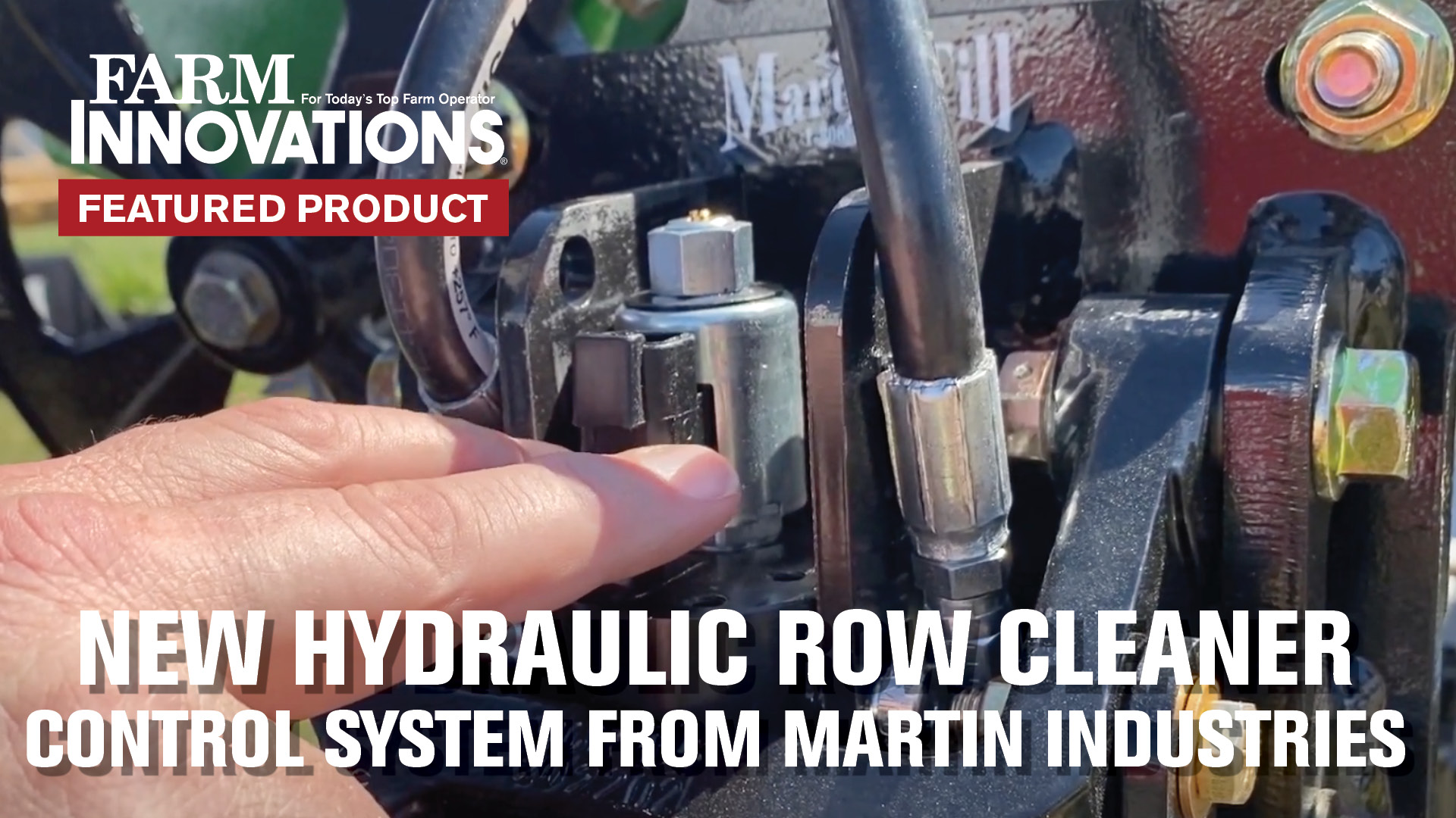 [Video] A Sneak Peek at the new Hydraulic Row Cleaner Control System ...