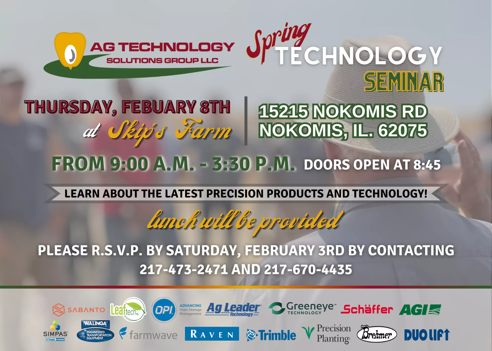 Ag Technology Solutions Group Spring Technology Seminar