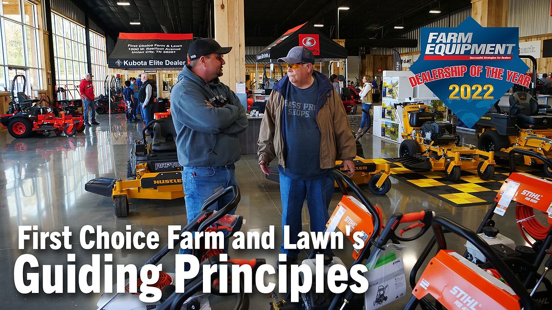 First Choice Farm and Lawn's Guiding Principles
