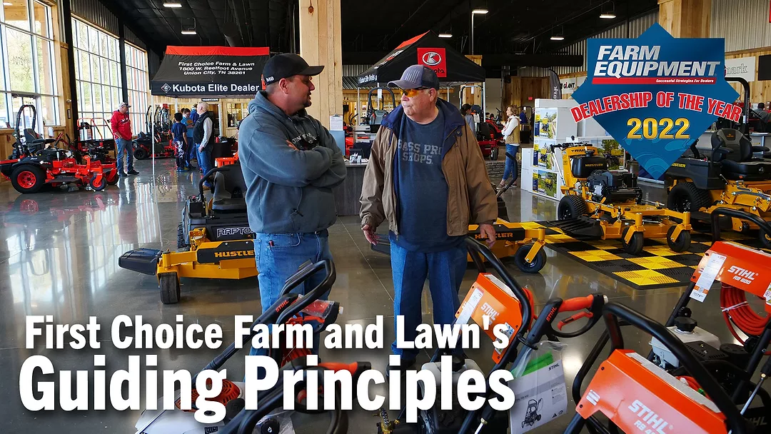 First Choice Farm and Lawn's Guiding Principles