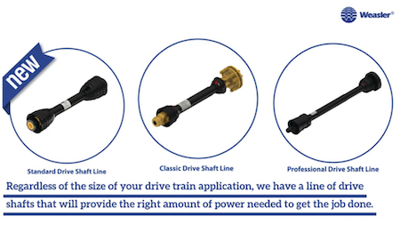Product Showcase: Weasler PTO Drive Shafts