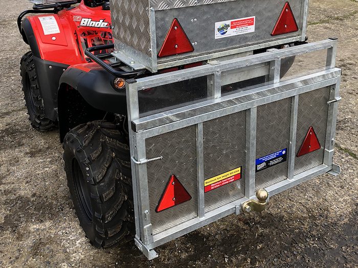 Quadcrate ATV Foldable Load Carrying Device