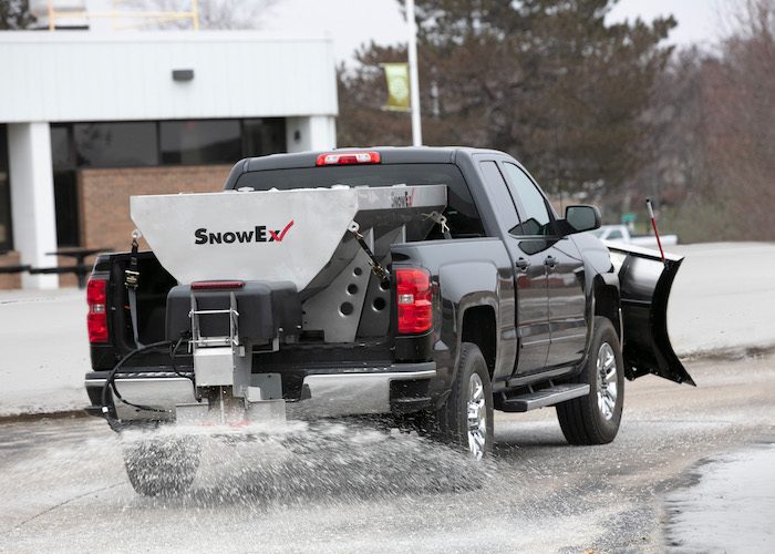 SnowEx HELIXX Stainless Steel Hopper Spreaders