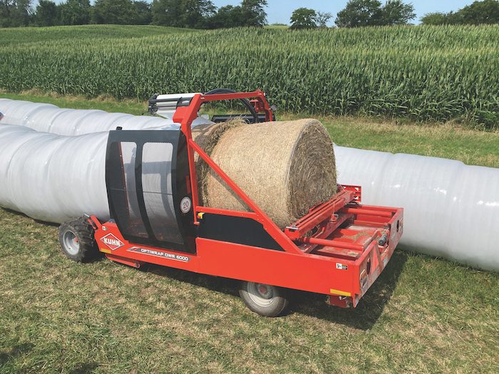 Kuhn North America KUHN OptiWrap OWR 6000 Inline Round Bale Wrapper