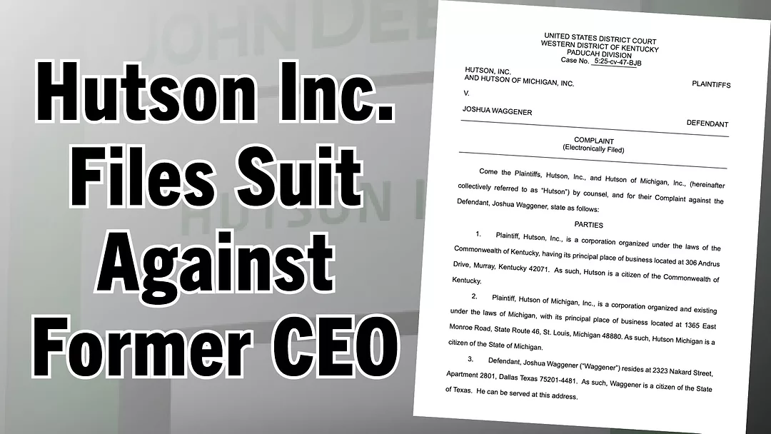 Hutson Inc. Files Suit Against Former CEO