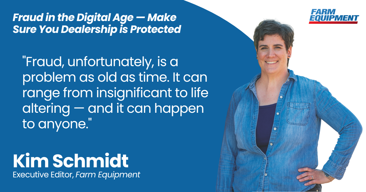Fraud in the Digital Age — Make Sure Your Dealership is Protected