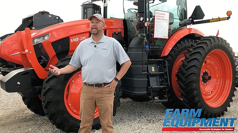 Kubota Adds Size and Horsepower with M8 Tractor